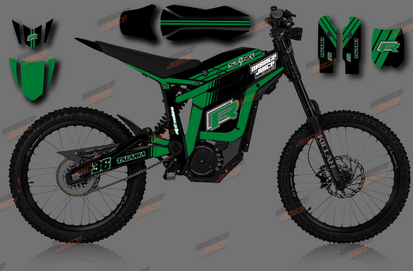 Talaria Sting - Sting R Graphics kit (Green) – Orange Juice Customs